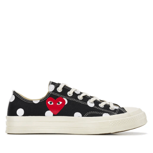 CDG Play Converse Polka Dot Red Heart Chuck Taylor All Star ’70 Low ...