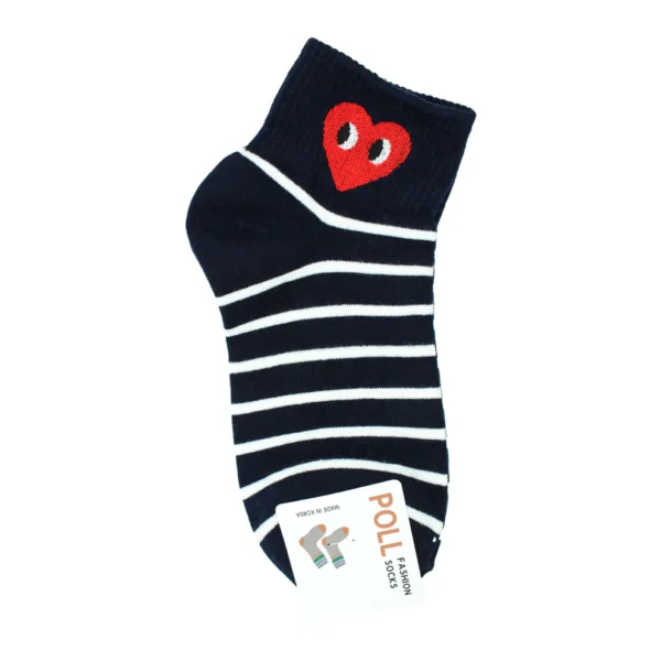 Comme Des Garcon Inspired Heart Print Socks - コム デ ギャルソン ソックス - Comme ...