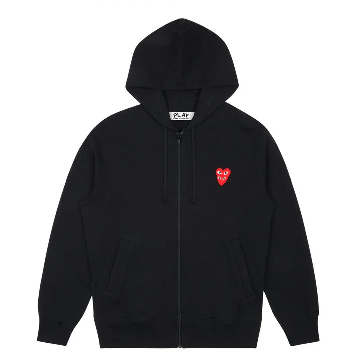 Play Zip-up Hoodie - CDG プレイ パーカー - Comme Des Garcons Japan
